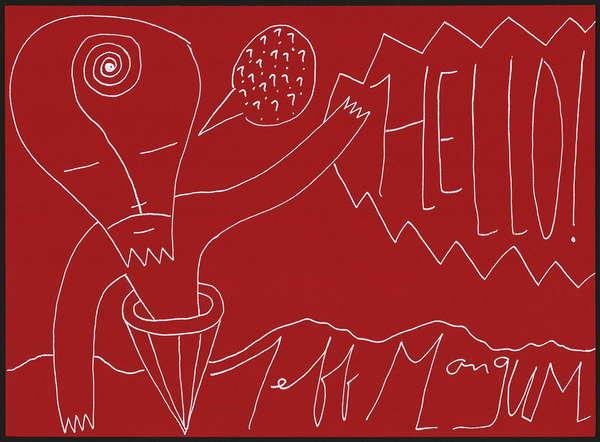 simple "hello!" drawing 2 – walkingwallofwords